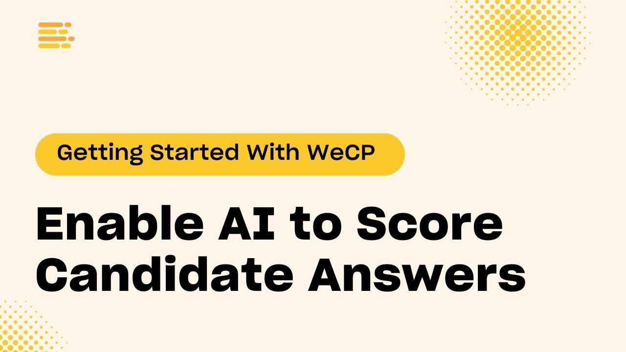 How to Enable AI To Score Candidate Answers On WeCP - YouTube