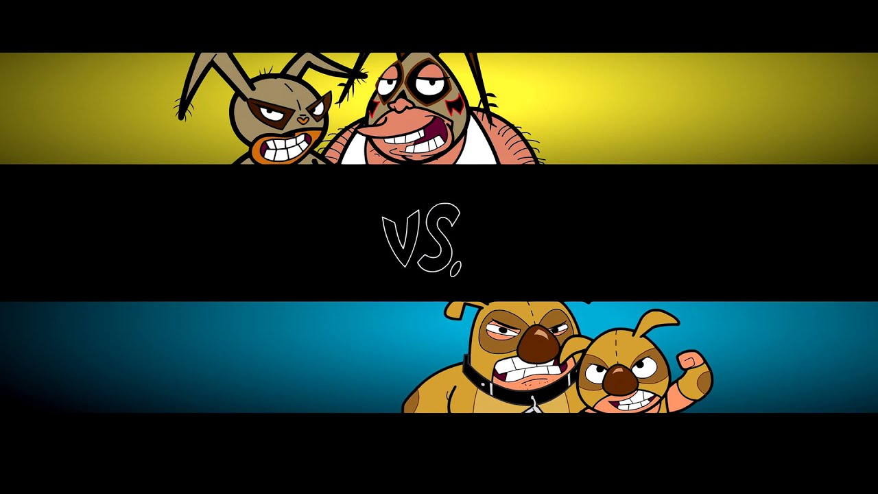 ¡Mucha Lucha! - The Flea and Mr. Flea vs. El Perrito and Big Dog - YouTube