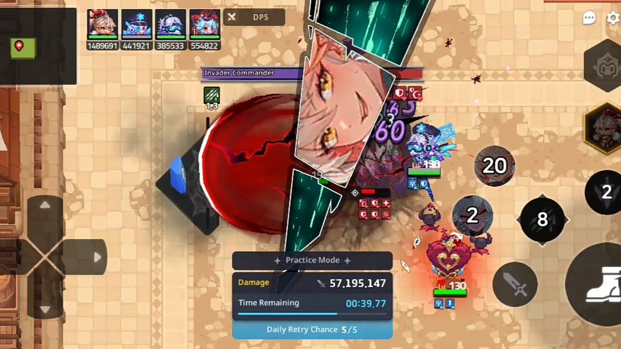 Guardian Tales - Dark Melee vs Invader Commander (Guild Raid) - YouTube