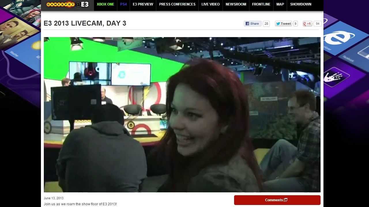 NEW "E3 2013" - Synthia GameSpot Staff Member Mad ! - YouTube
