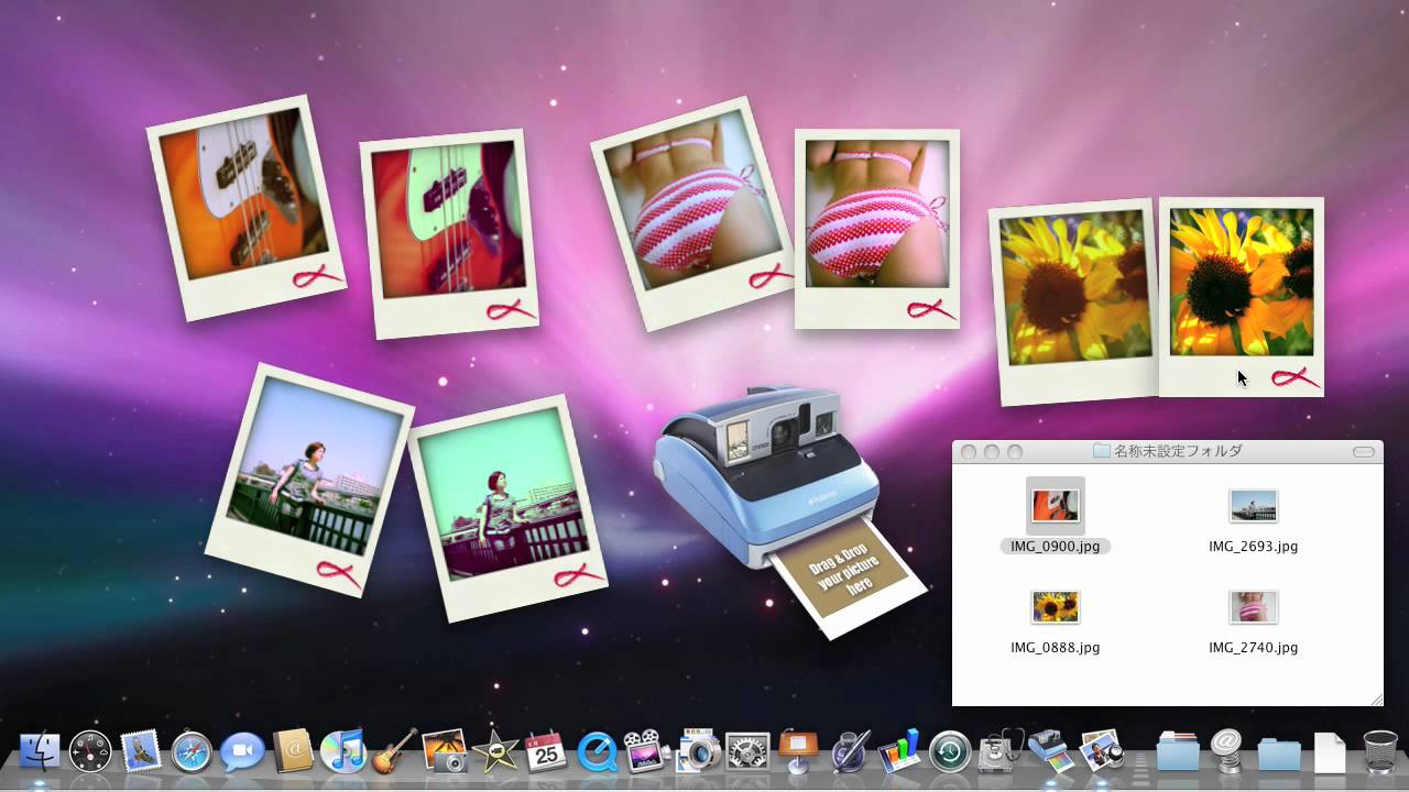 Poladroid - Polaroid Image Maker ポラロイド風写真加工アプリ - YouTube