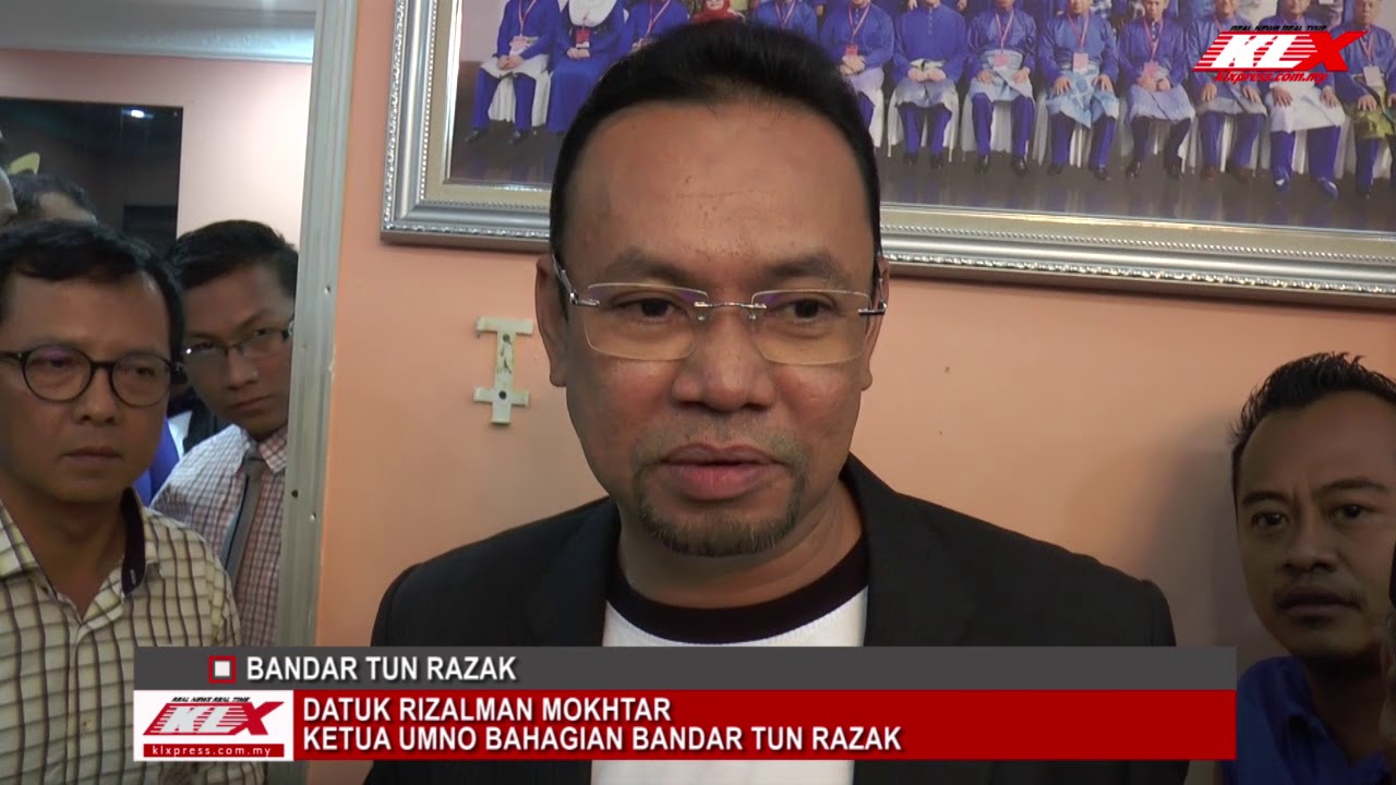 Rakyat Bandar Tun Razak Lebih Mengenali Saya - Datuk Rizalman Mokhtar ...
