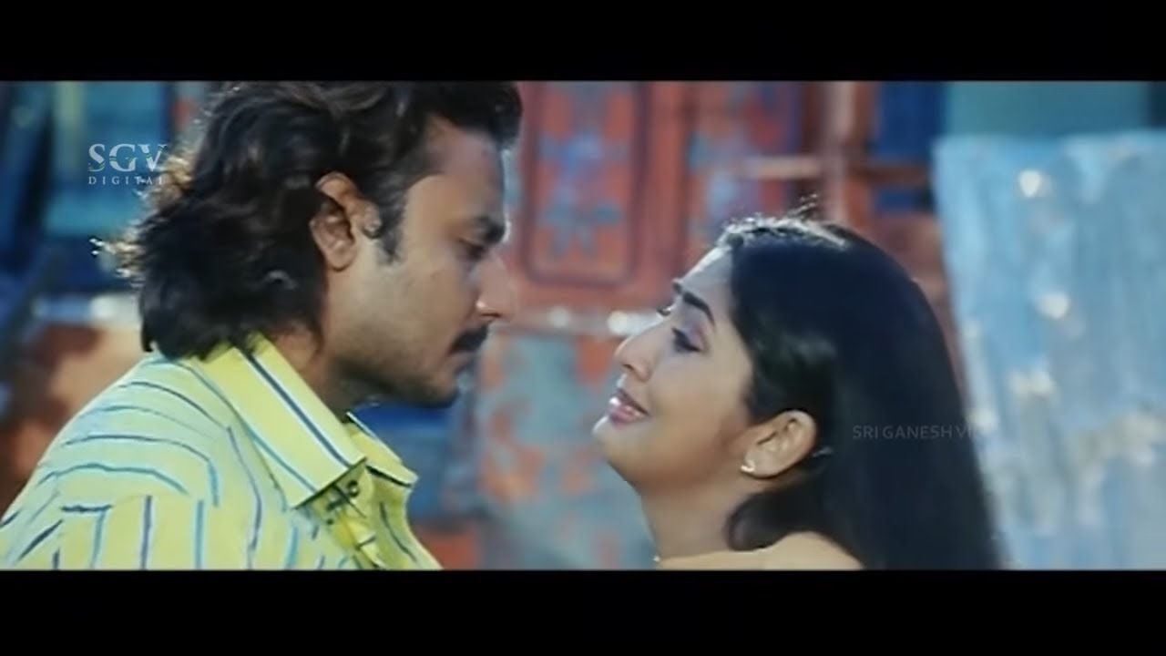 Darshan Finally Express His Feeling To Navya Nair | Gaja KAnnada Movie ...