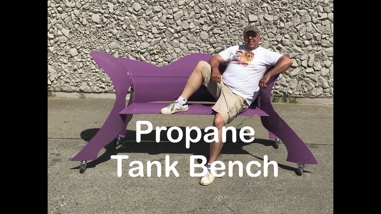 Propane Tank Garden Bench - YouTube