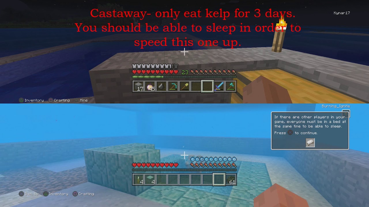 Minecraft PS4 (TU CU 70) - Trophy Guide - All 6 Trophies Expansion Pack ...