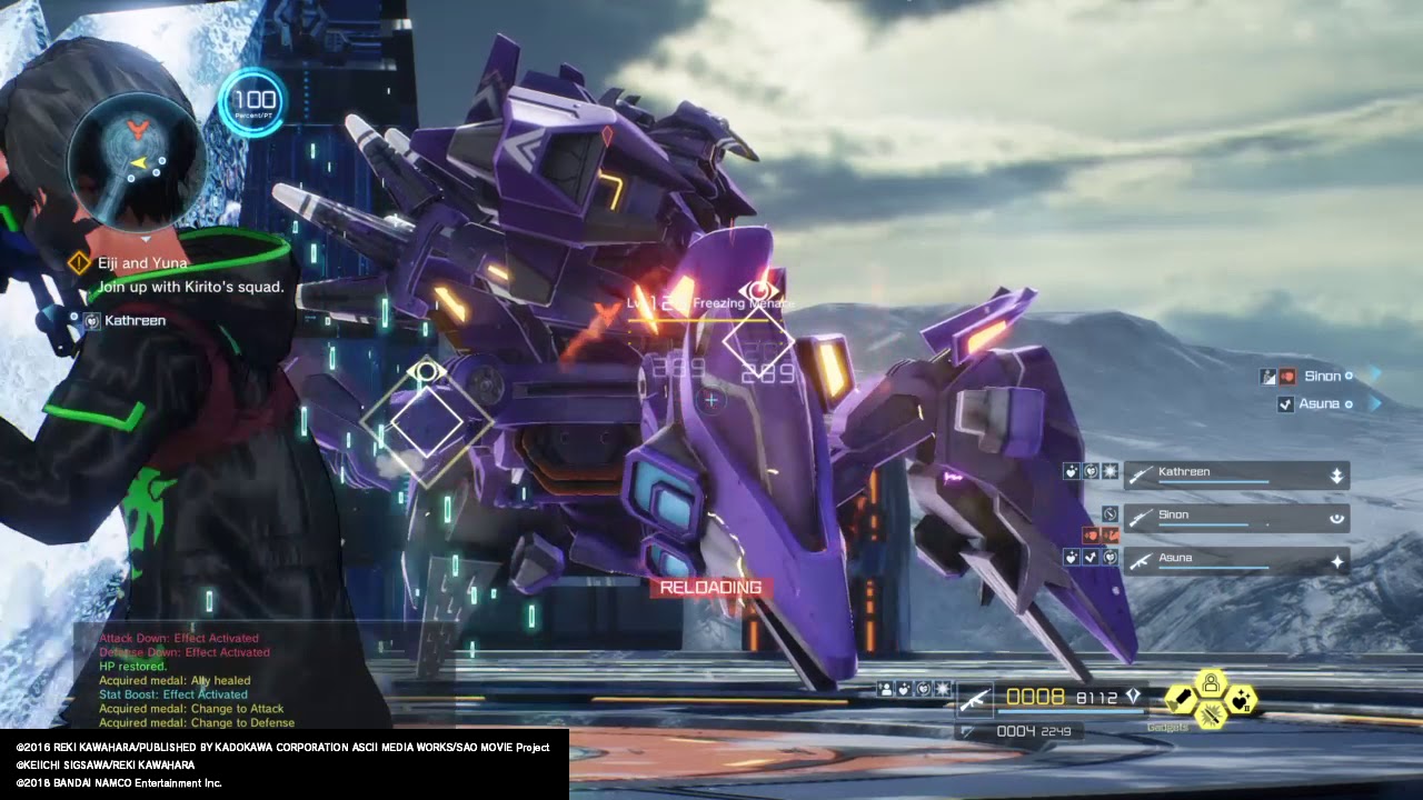 SWORD ART ONLINE: FATAL BULLET gameplay - YouTube