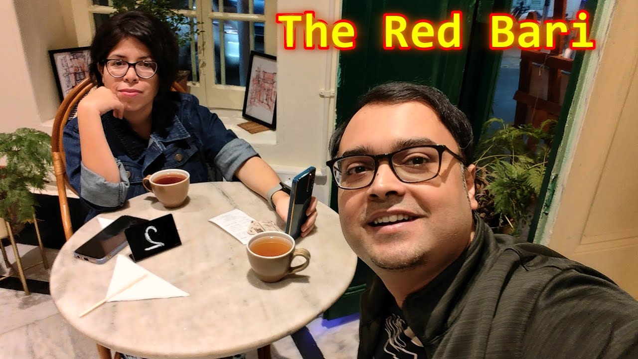 The Red Bari Cafe Kalighat 😲|| Kalighat Temple Road by Walk || Tapri Chai in Kolkata || Delhi ...