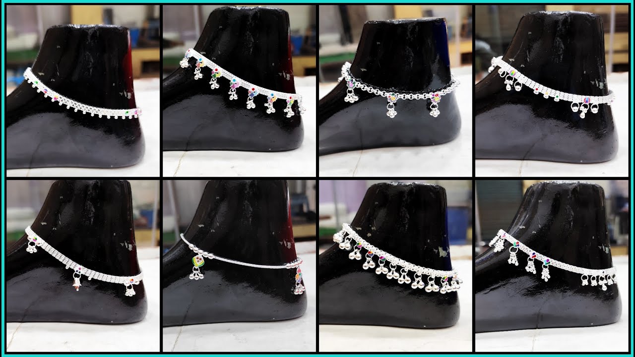 Latest Daily Wear Silver Payal Design 2024 | New Simple Daily Use ...