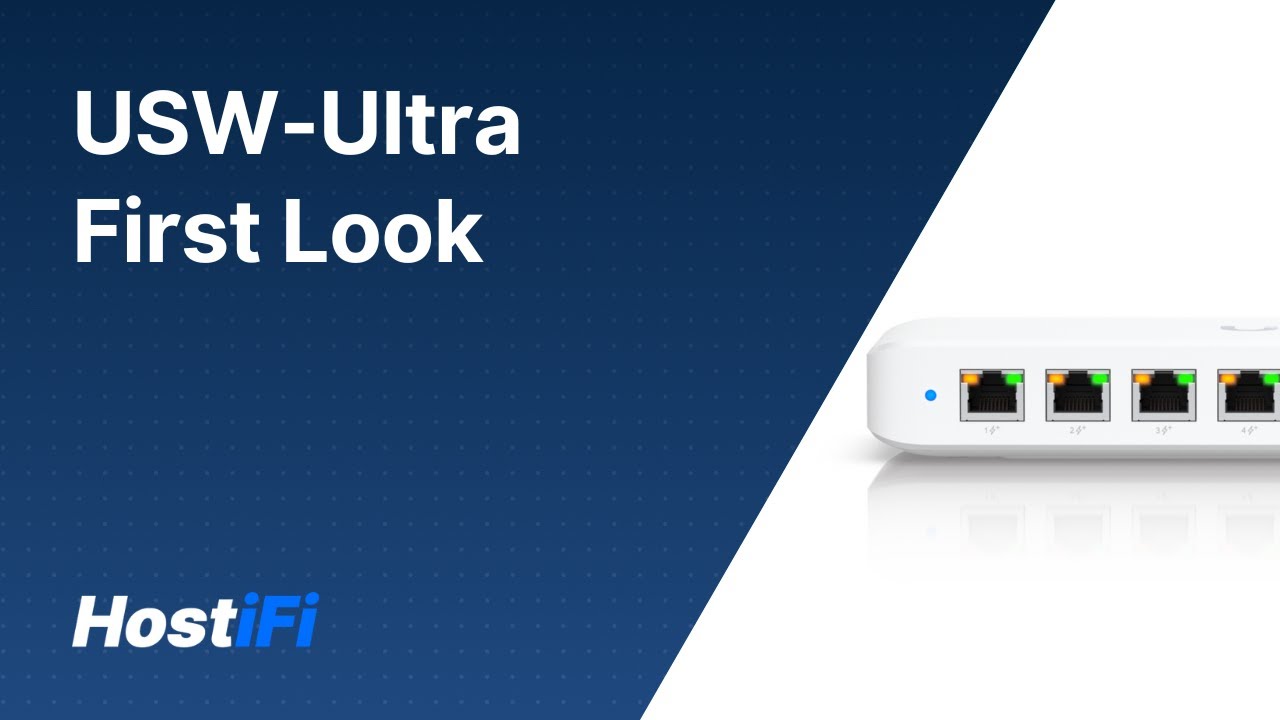 Ubiquiti USW-Ultra First Look - YouTube