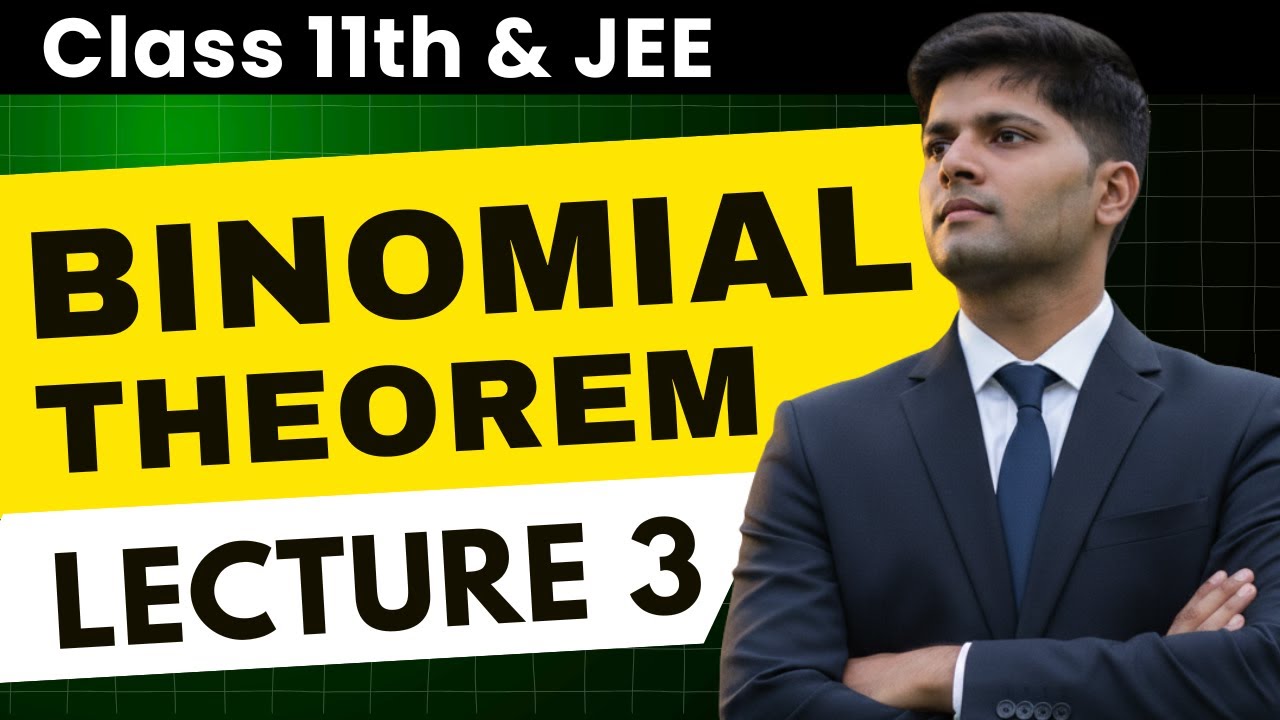 Binomial Theorem - Questions | JEE Maths by AIR 1 (Class 11) | Lecture ...