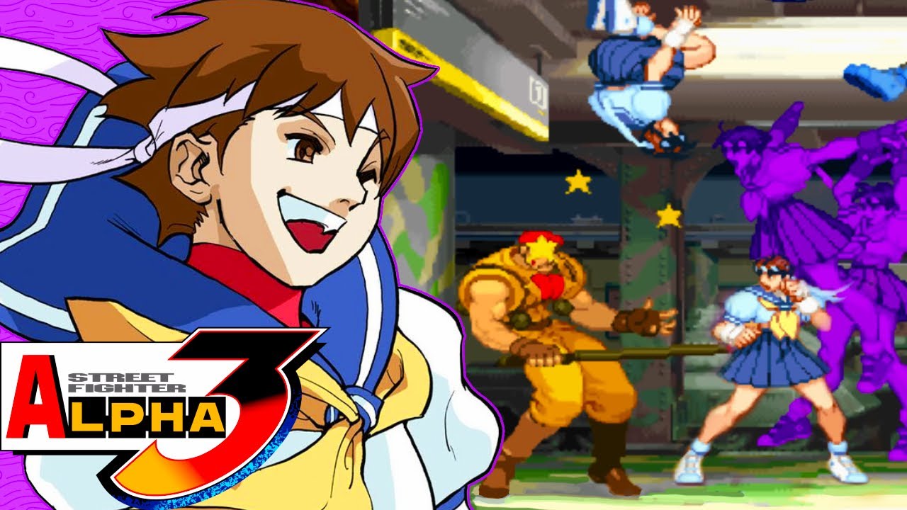 Arcade Street Fighter Alpha 3 - Sakura - YouTube