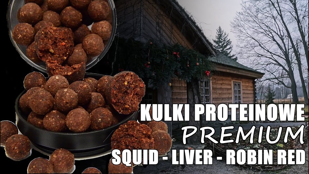 Kulki Proteinowe PREMIUM - Squid - Liver - Robin Red - YouTube