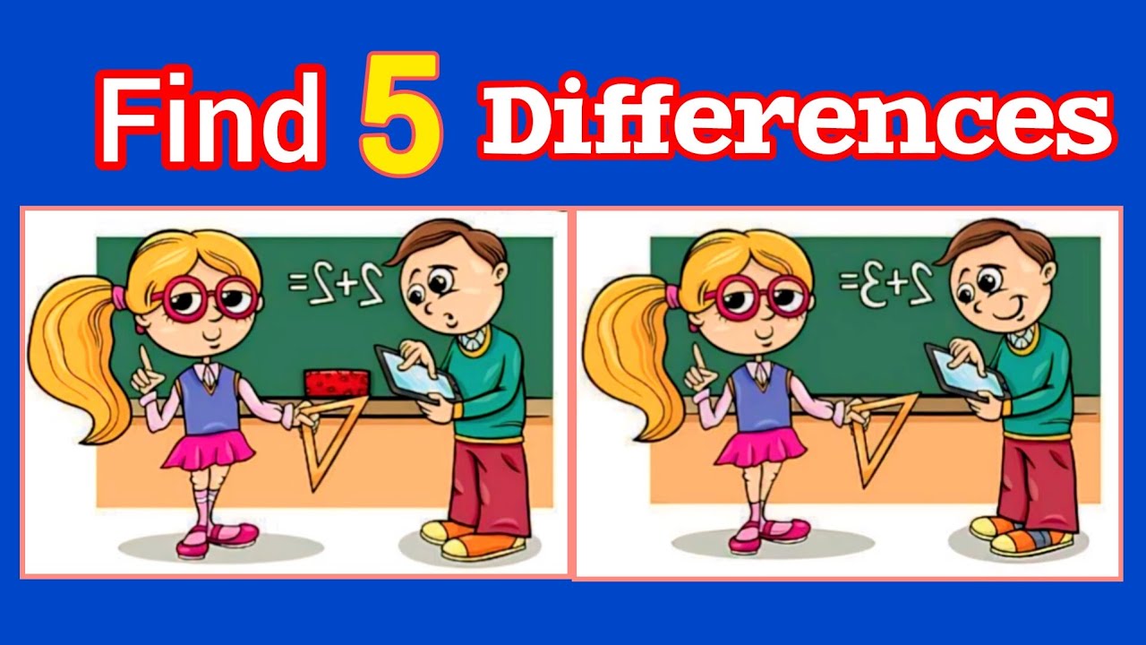 [Find 5 differences]Guess the 60sec|తేడాలు కనుక్కోండి#spotthedifference ...