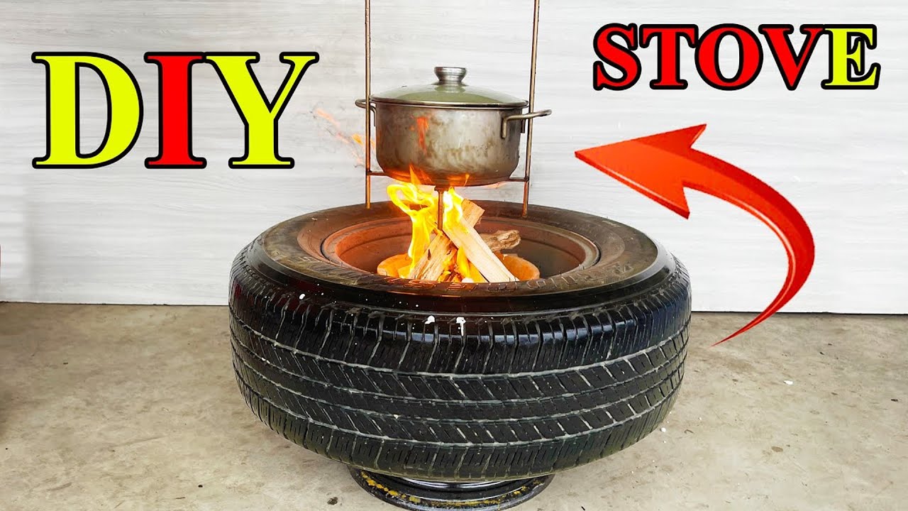 Creative Ideas - Turn Car Wheels Into Cooking Stoves, Surprise You ...