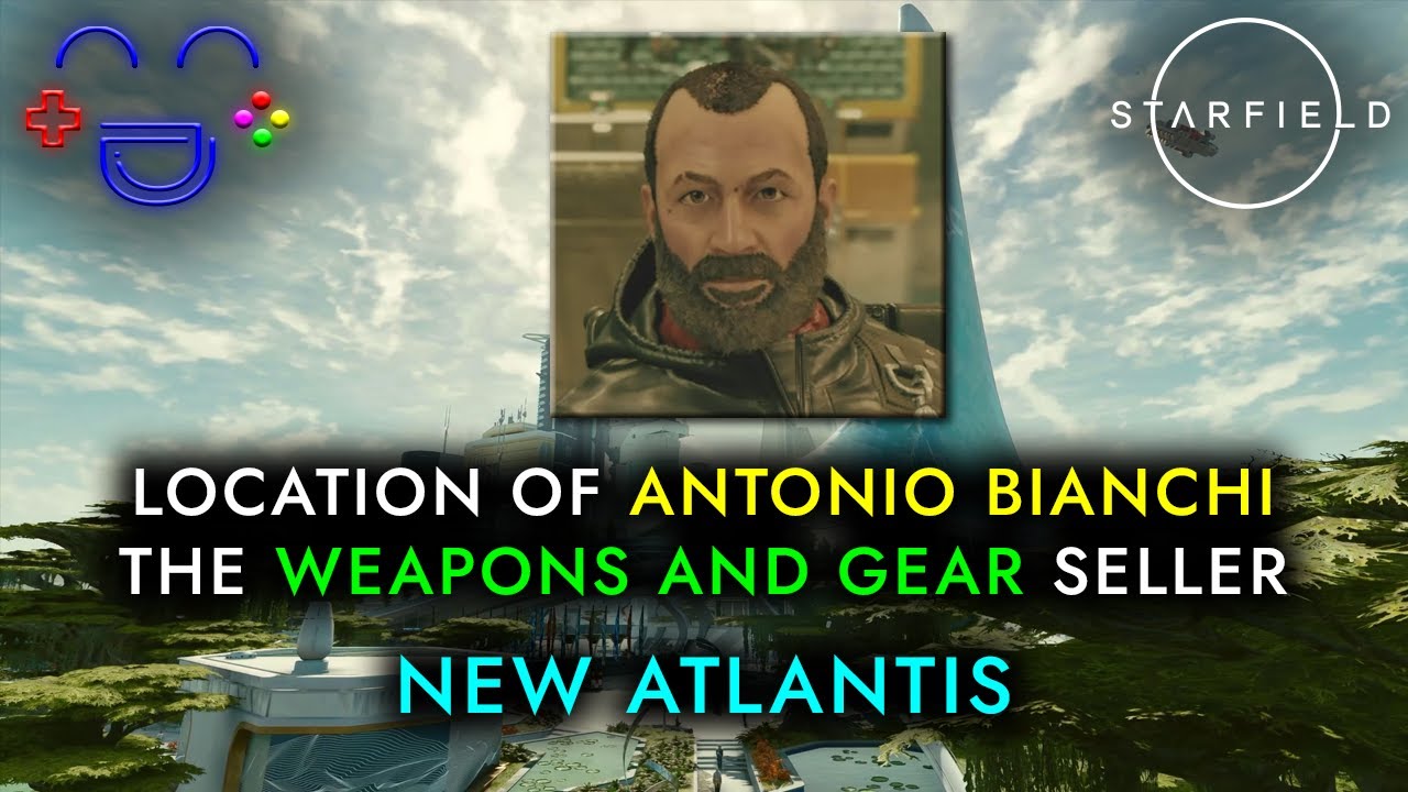 Antonio Bianchi | Weapons Seller | New Atlantis | Starfield - YouTube