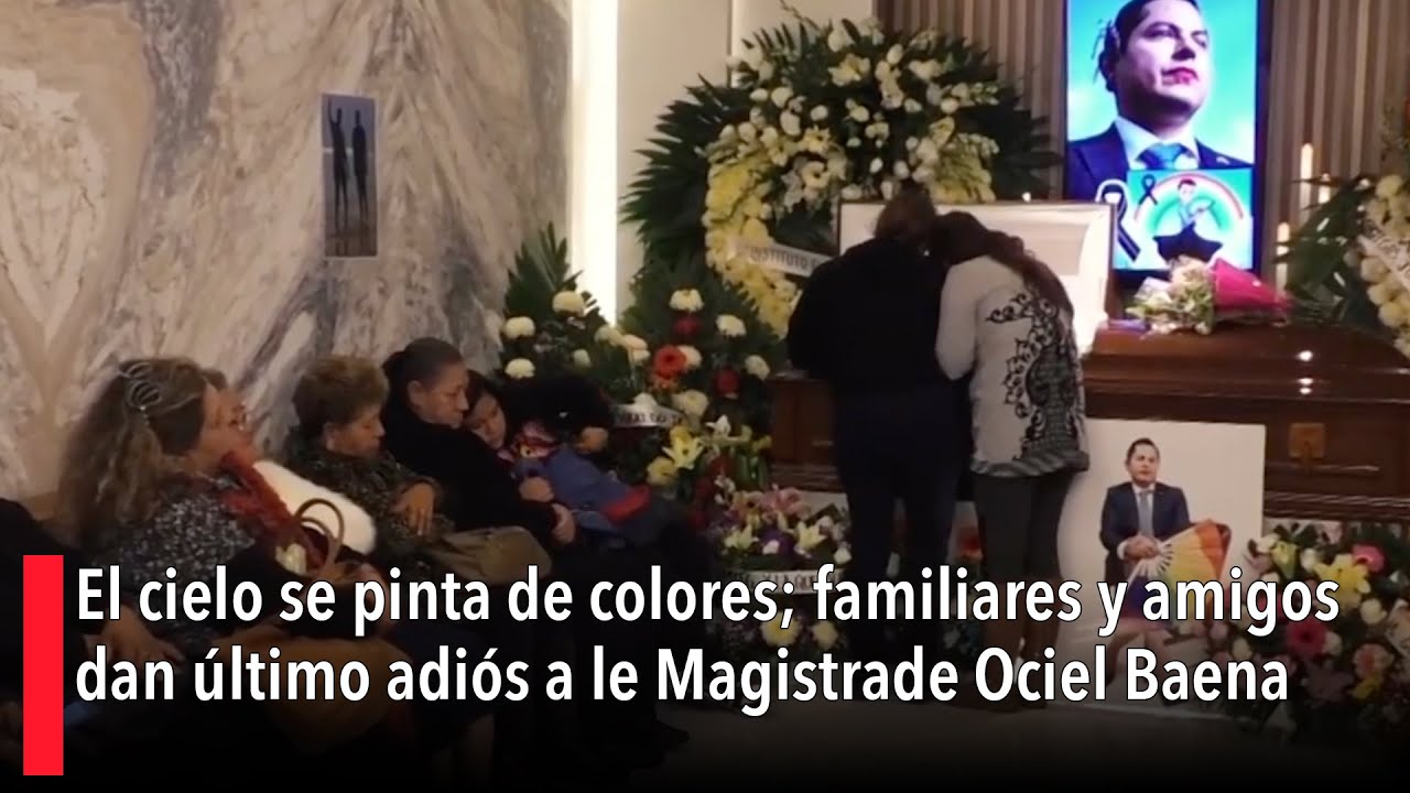El cielo se pinta de colores; familiares y amigos dan último adiós a le Magistrade Ociel Baena ...
