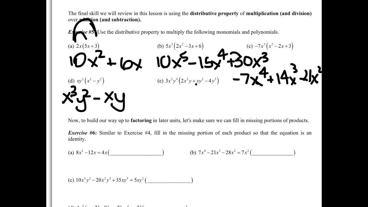 Common Core Algebra 2: Unit 1, Lesson 4 - YouTube