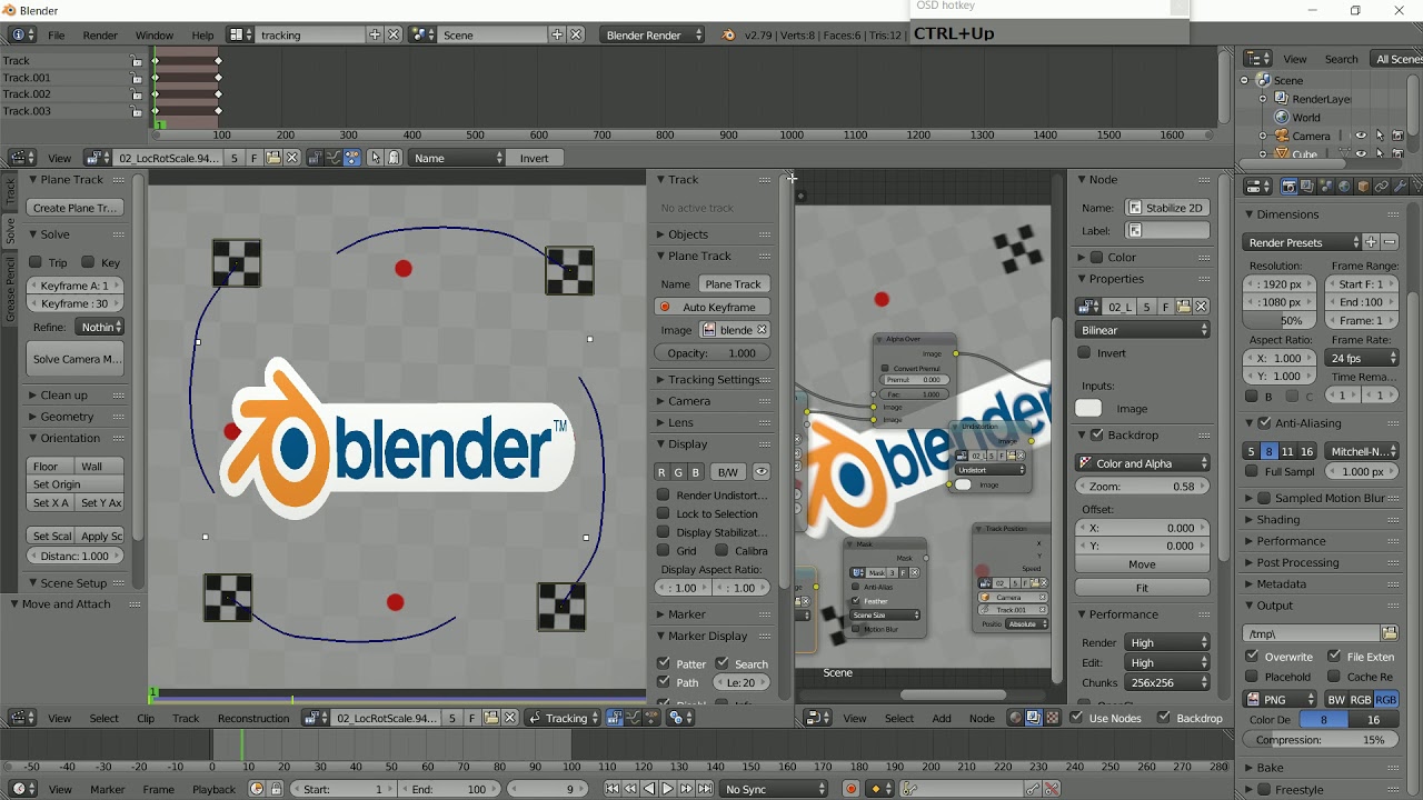 Blender Match move Tutorial Beginner series -06.その他プロパティ - YouTube