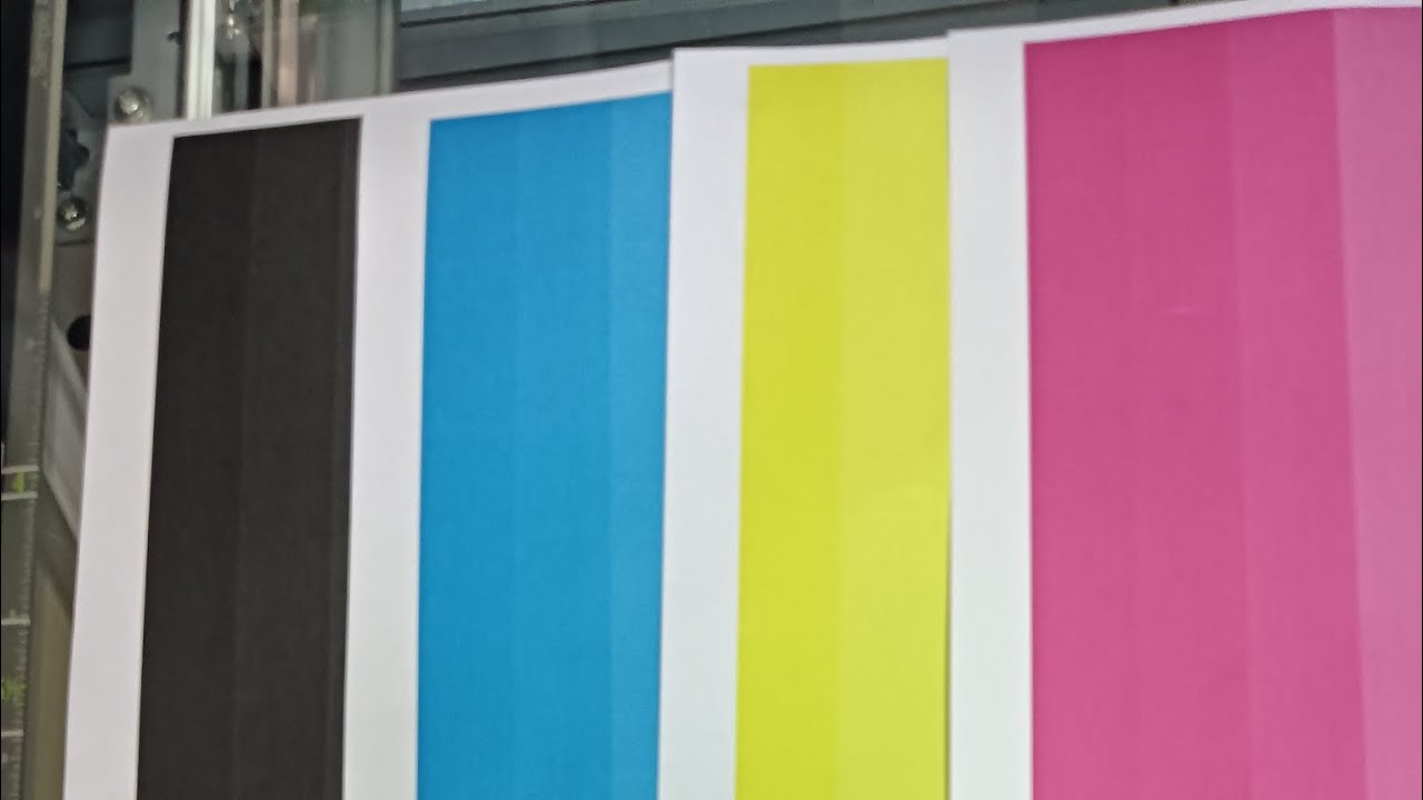 test mode Gradation pattern - YouTube