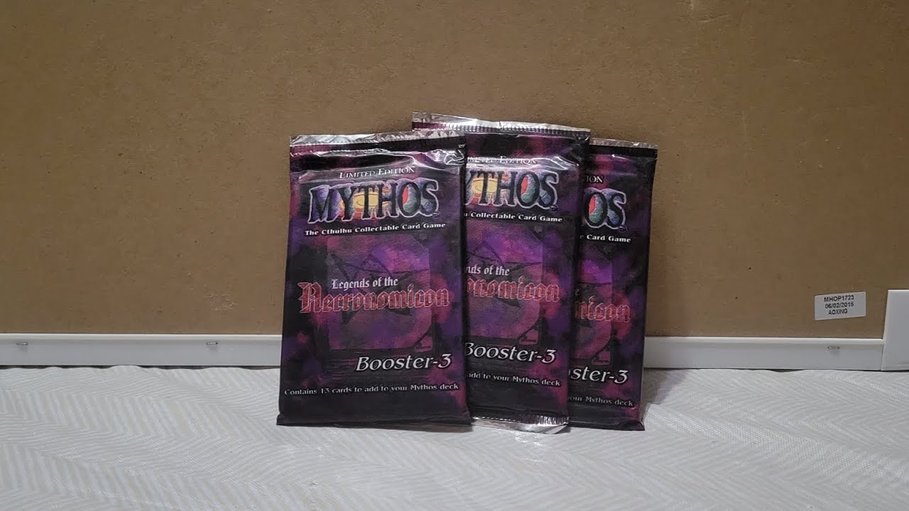 Mythos Card Game Booster Pack Opening! Not what I was expecting and ...