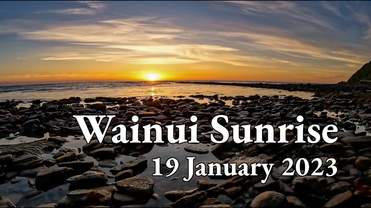 World's first sunrise, daily. Relax and watch the day dawn: 19 January ...