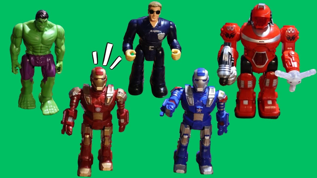 Repair five toy robots - Sửa năm robot đồ chơi - YouTube