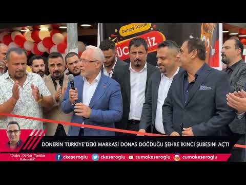 TÜRKİYE'DE DÖNERİN MARKA İSMİ DONAS İSKENDERUN'A 2. ŞUBESİNİ AÇTI