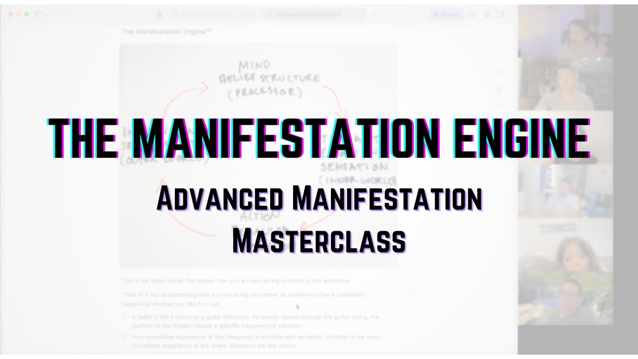 The Manifestation Engine - Advanced Manifestation Masterclass - YouTube