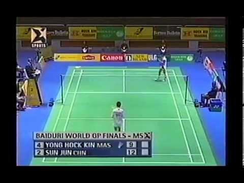 1998 World Badminton Grand Prix Finals MS Semi Final - Yong Hock Kin ...