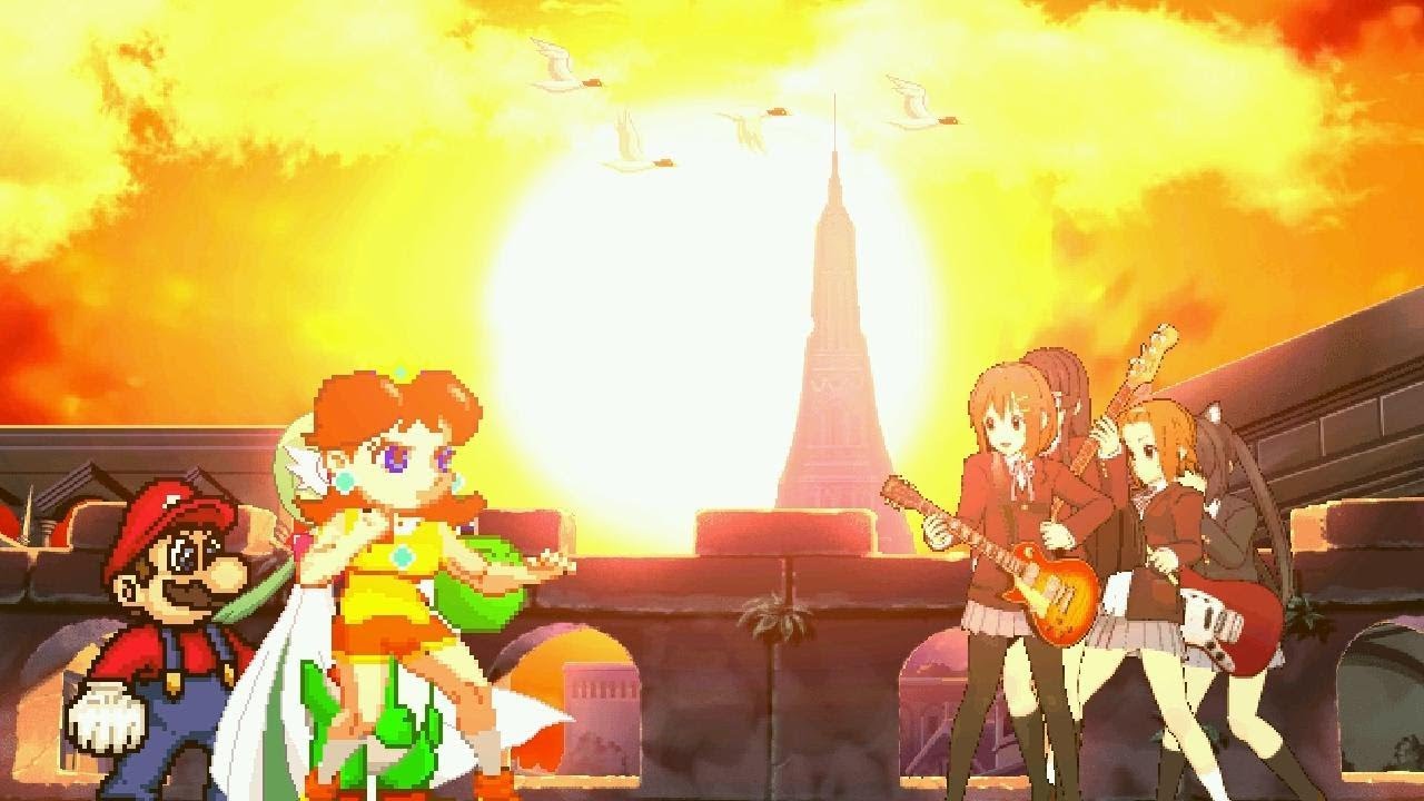 Nintendo vs K-On! (AK1 BLUE VS RED) 4v4 TAG MUGEN Battle #11 Series ...