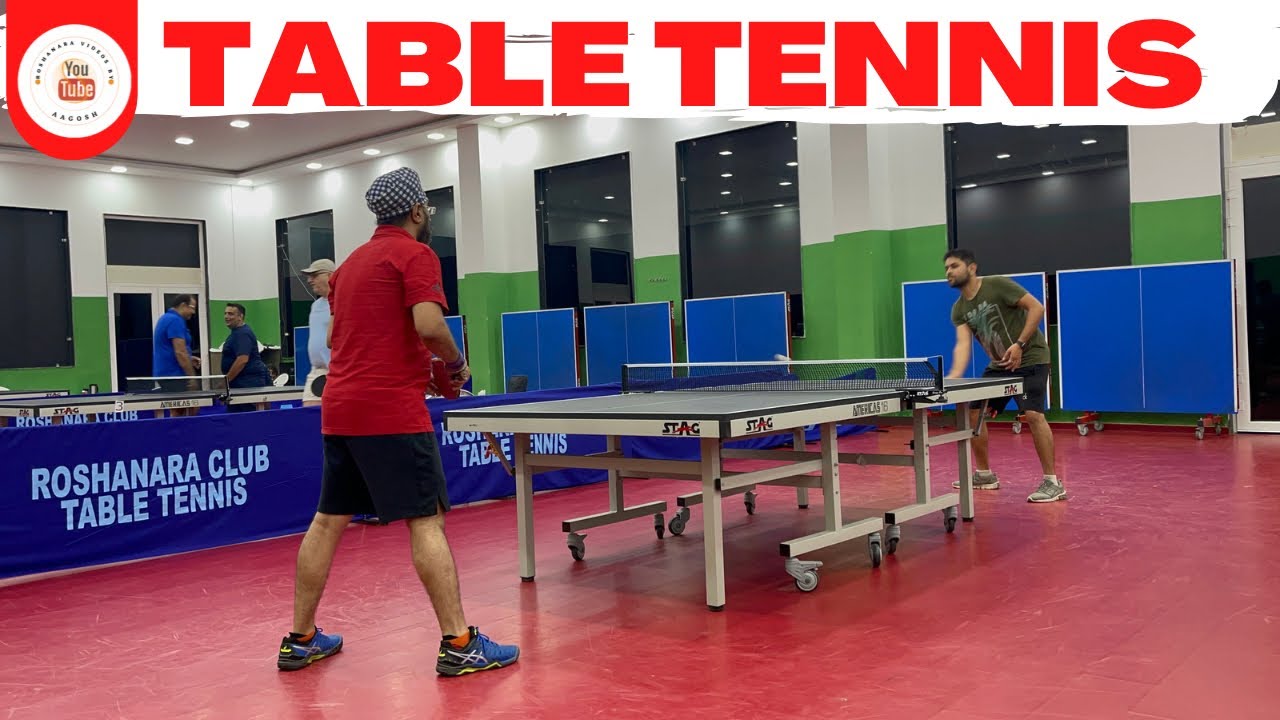 Table Tennis || Randeep Singh Narang Vs Ankit Jain #roshanaraclub # ...
