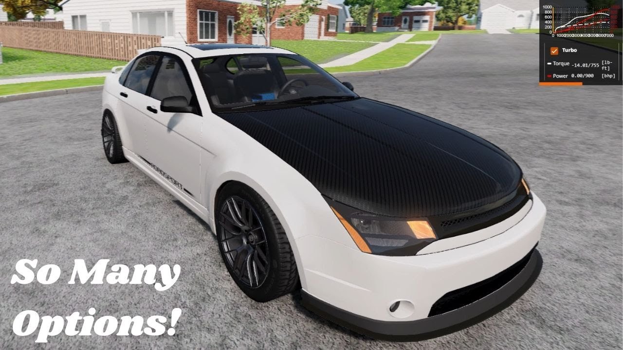 The Best BeamNG Mod - 900hp Gavril Vertex Turbo V8 + Wheelcam - YouTube
