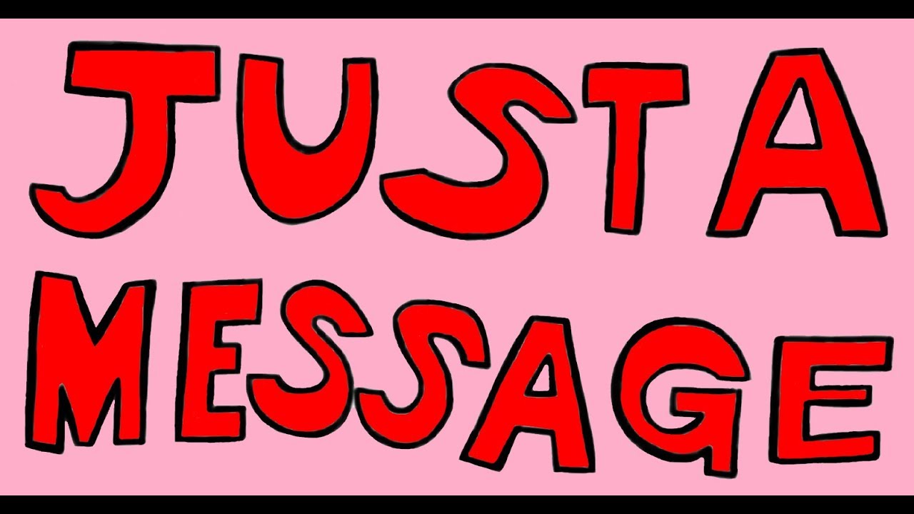 [#1580] Just A Message. - YouTube