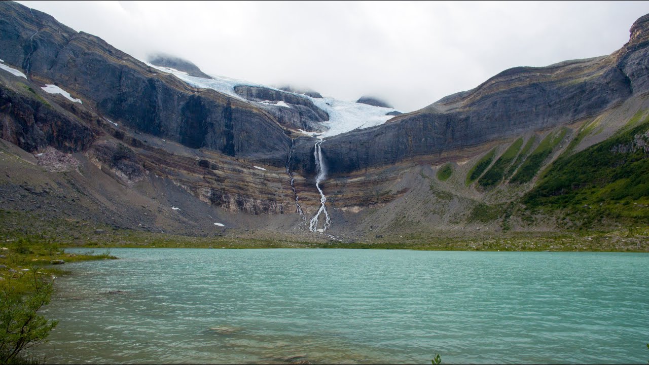 Bulley Glacier Falls in 360°! Tumbler Ridge, British Columbia, Canada ...