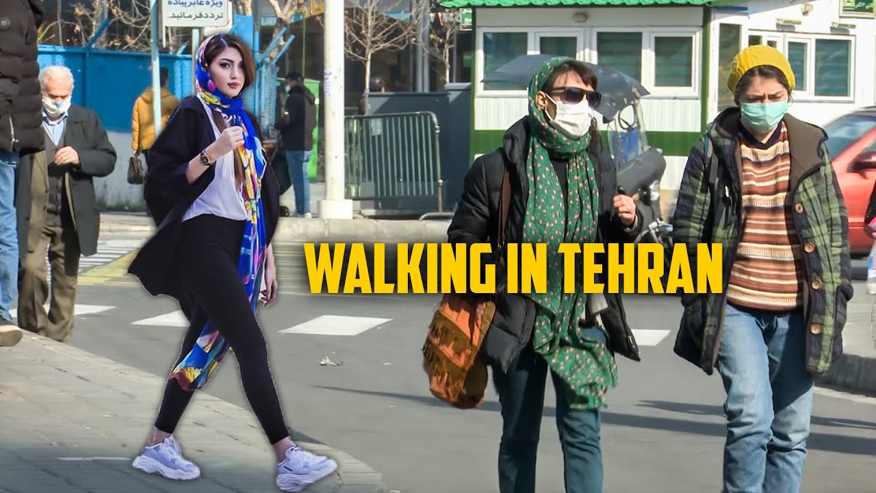 walking in tehran streets - YouTube