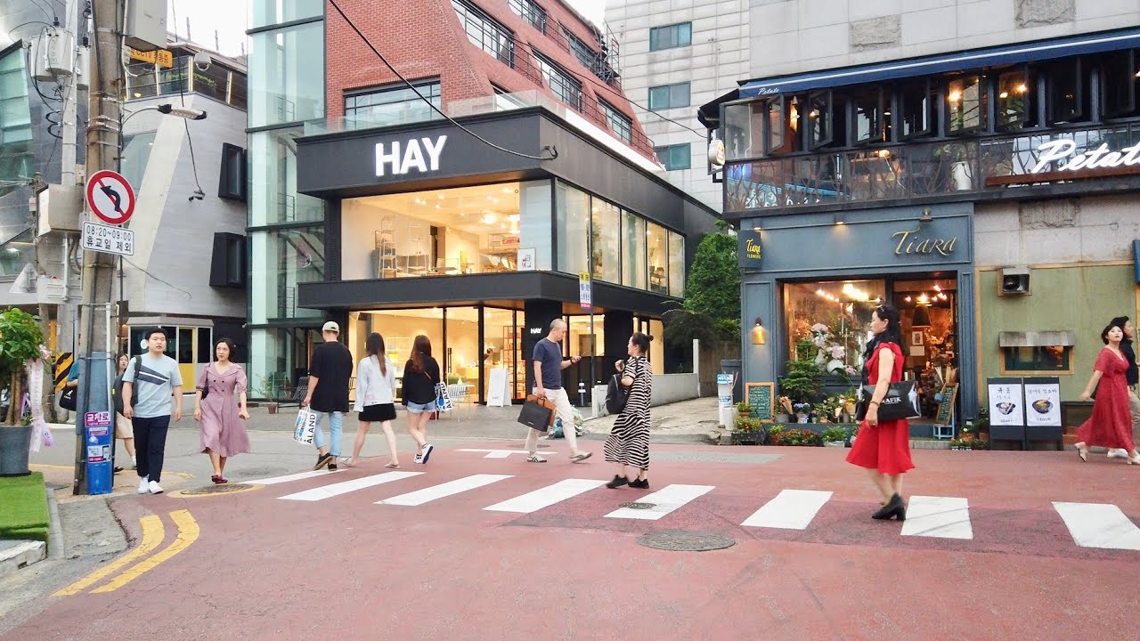[4K] Walk hidden alleys and residential area of Garosugil│Seoul, Korea ...