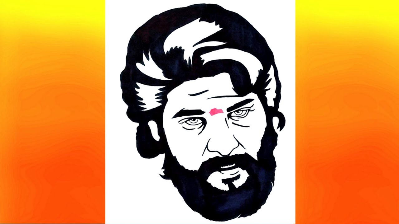 learn how to draw allu arjun face | allu arjun drawing | pushpa 2 ...