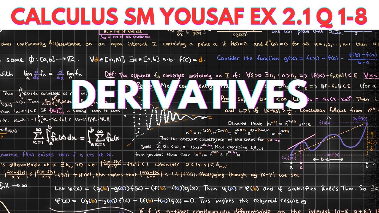 Calculus with Analytic Geometry S M Yusuf | Exercise 2.1 Q 1-8 ...