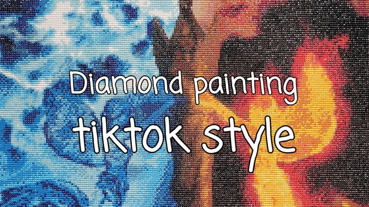 Tik tok compilation diamond painting tiktok style timelapse Kate bush ...