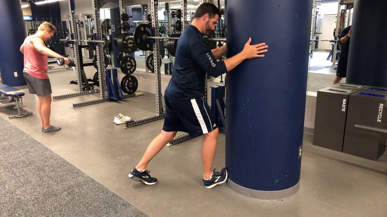 Standing 2 Position Ankle Rocker Stretch - YouTube