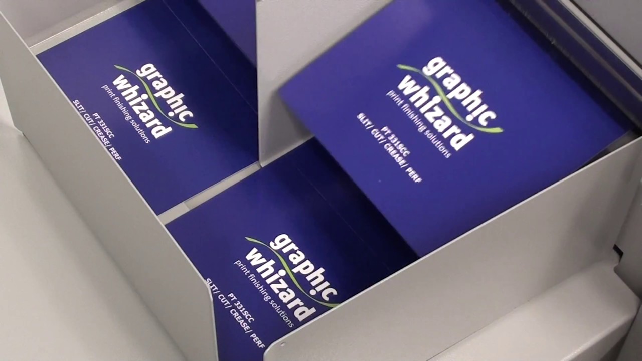 New Graphic Whizard machines at Print 2017 - YouTube