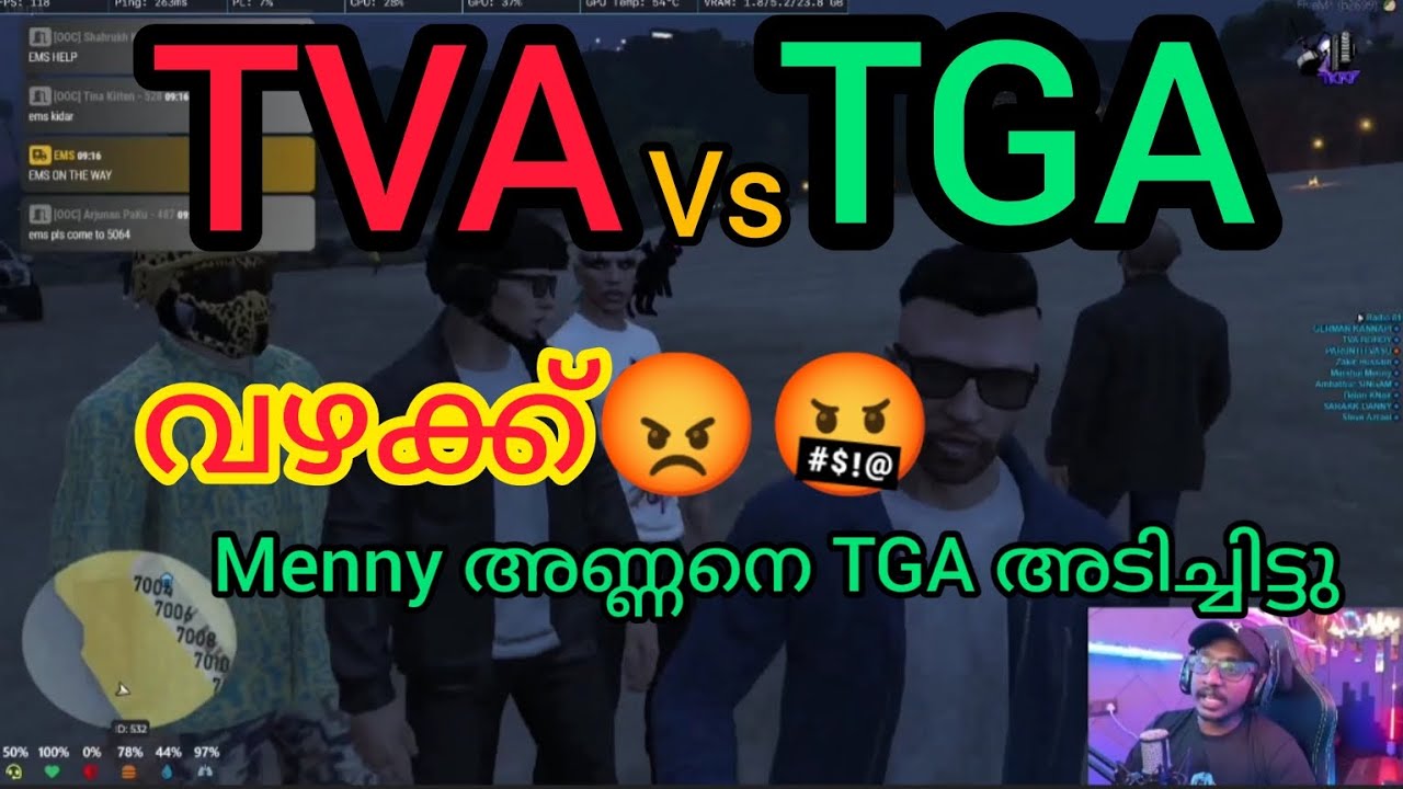 TVA vs TGA gang issue🤬🤬 Menny അണ്ണനെ കൊന്നു😱😡 Vasu annan വന്നു #tkrp # ...