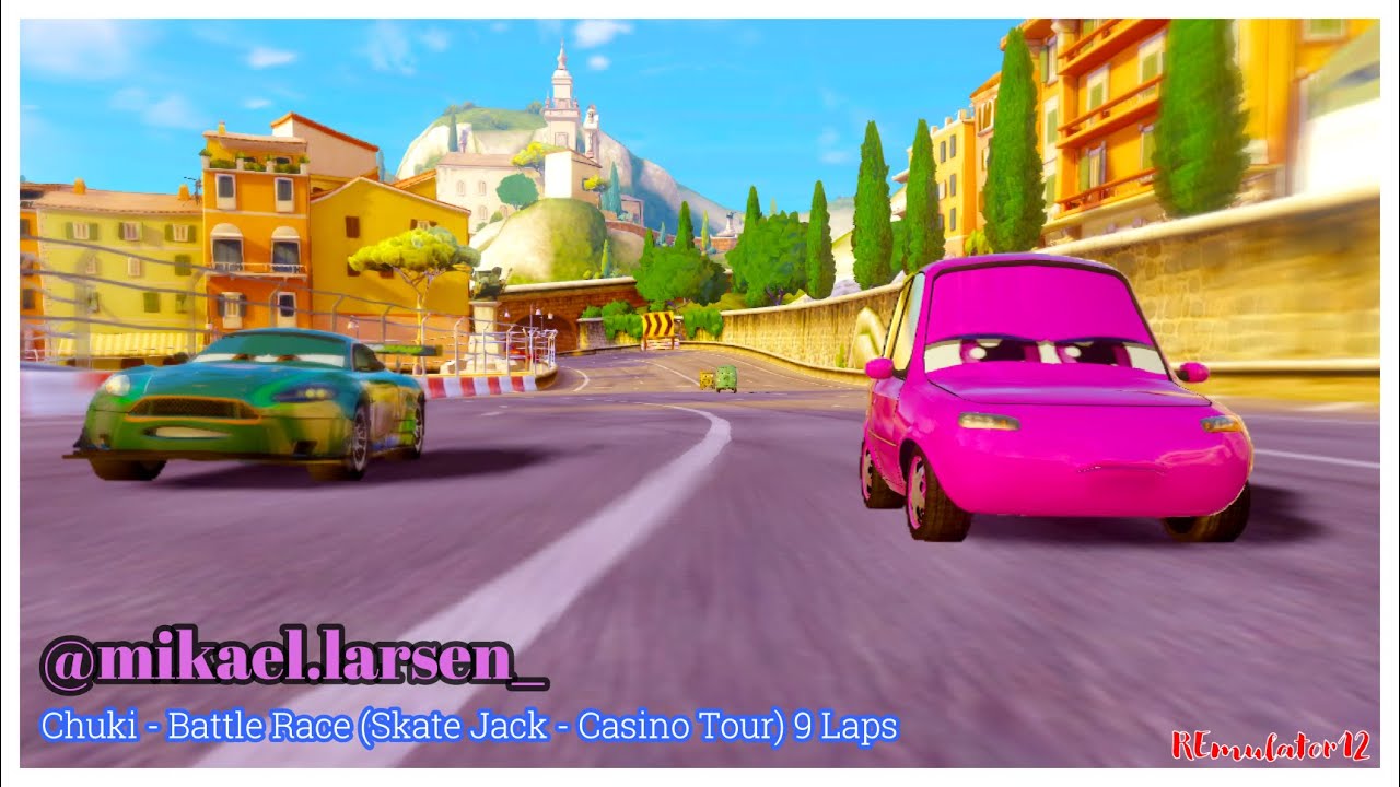 Cars 2 The Video Game | Chuki - Battle Race (Skate Jack) | Casino Tour ...