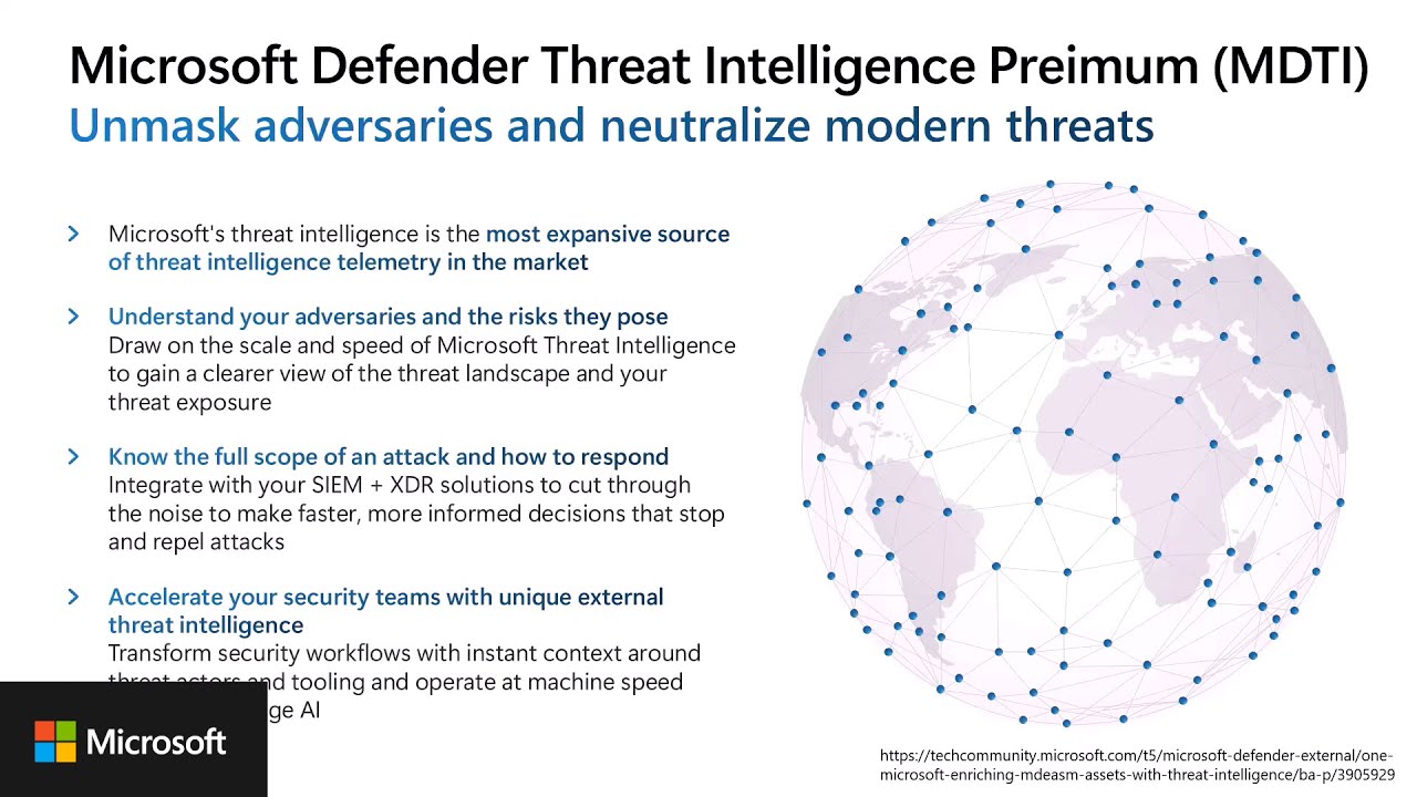 6: MDTI Convergence into Sentinel & Defender XDR, Overview & Phase 1 ...