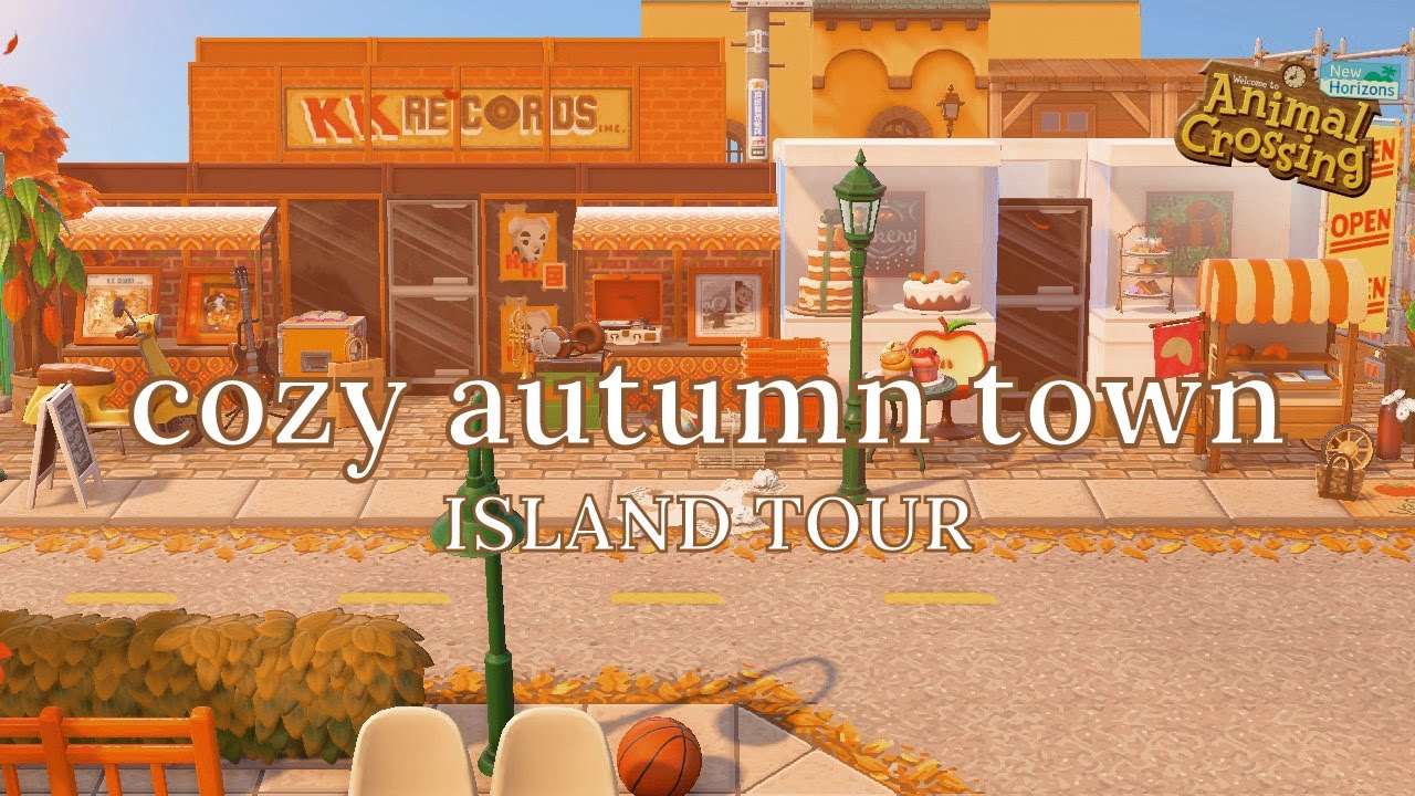 Cozy Autumn Town Island Tour! | Animal Crossing New Horizons - YouTube