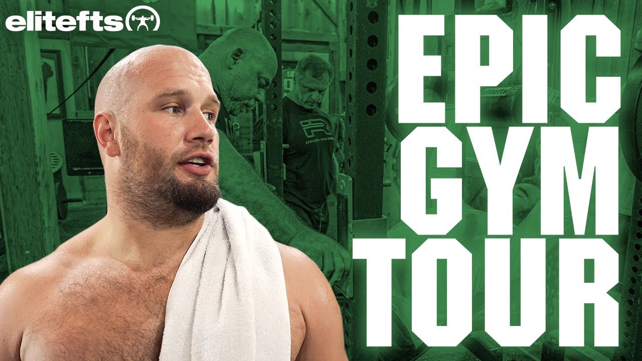 Inside NFL Player Lane Johnson's Epic Home Gym! - YouTube