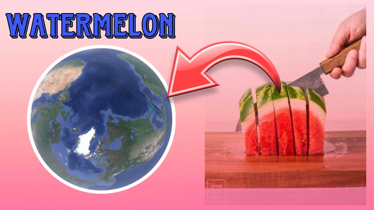I gaint found watermelon 🍉 😱on google maps and google earth ## ...