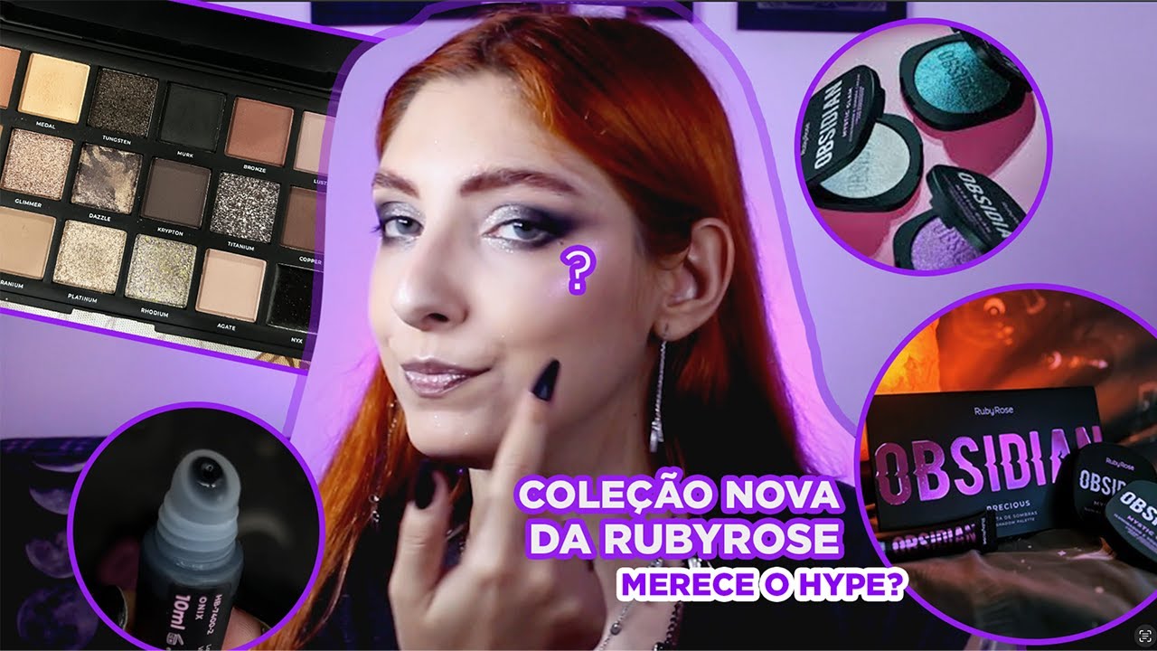 Review da Linha Obsidian da RubyRose - YouTube