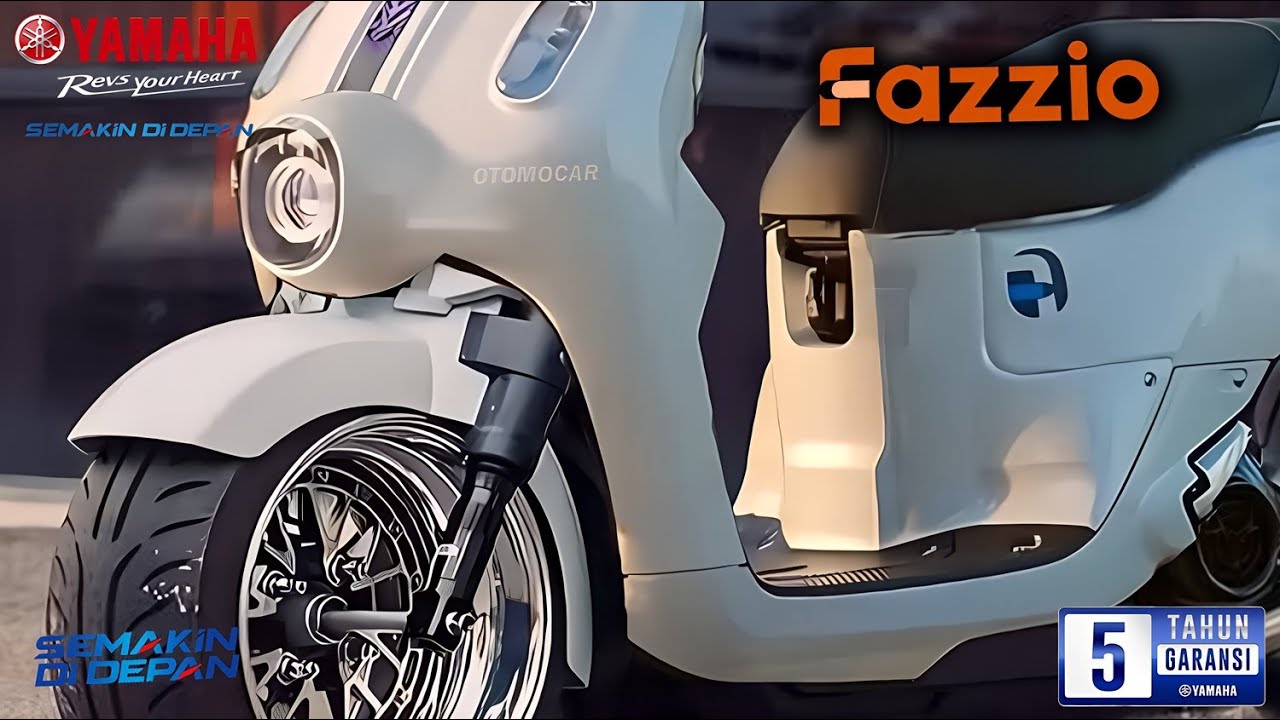 KEREN 🔥 NEW YAMAHA FAZZIO LIMITED EDITION | SKUTIK RETRO MASA DEPAN ...