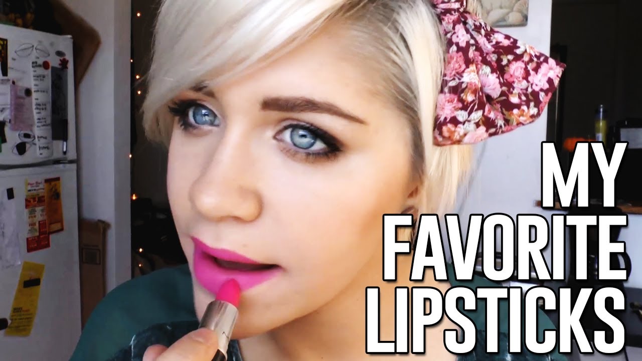 my favorite lipsticks! - YouTube